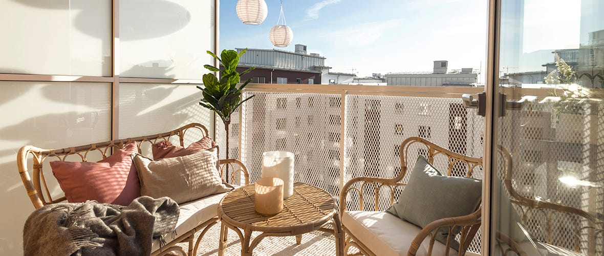 3 inredningstips för mysig balkong - Bonava